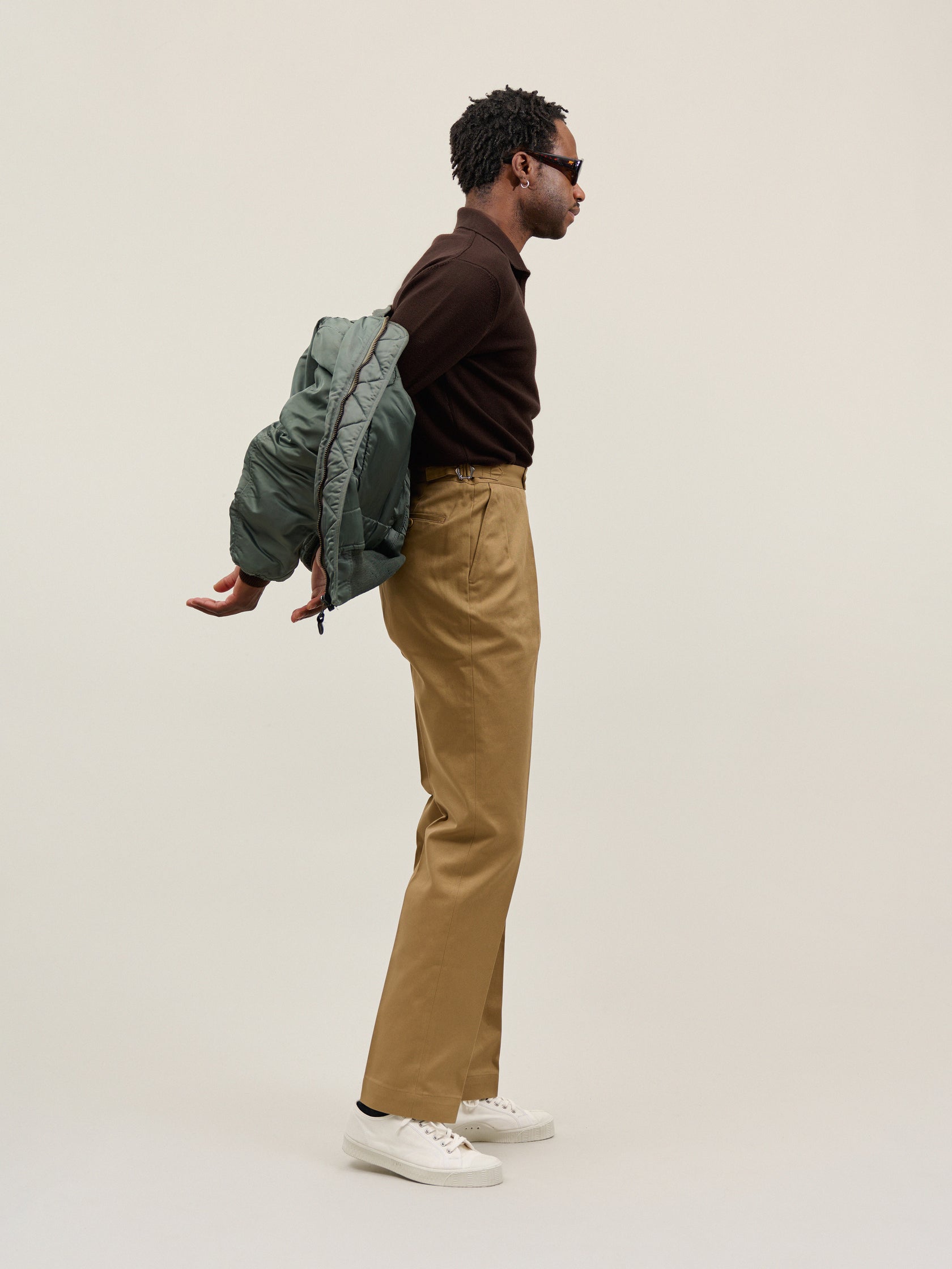 Safi | Khaki Cotton